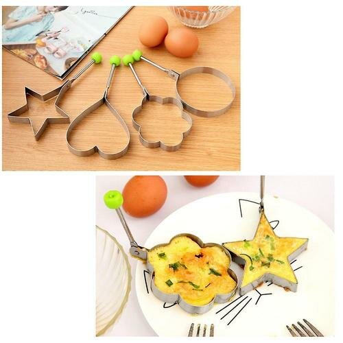 Омлет из нержавеющей стали Яичная модель Печенье (форма сердца 11.5x8.3 см)