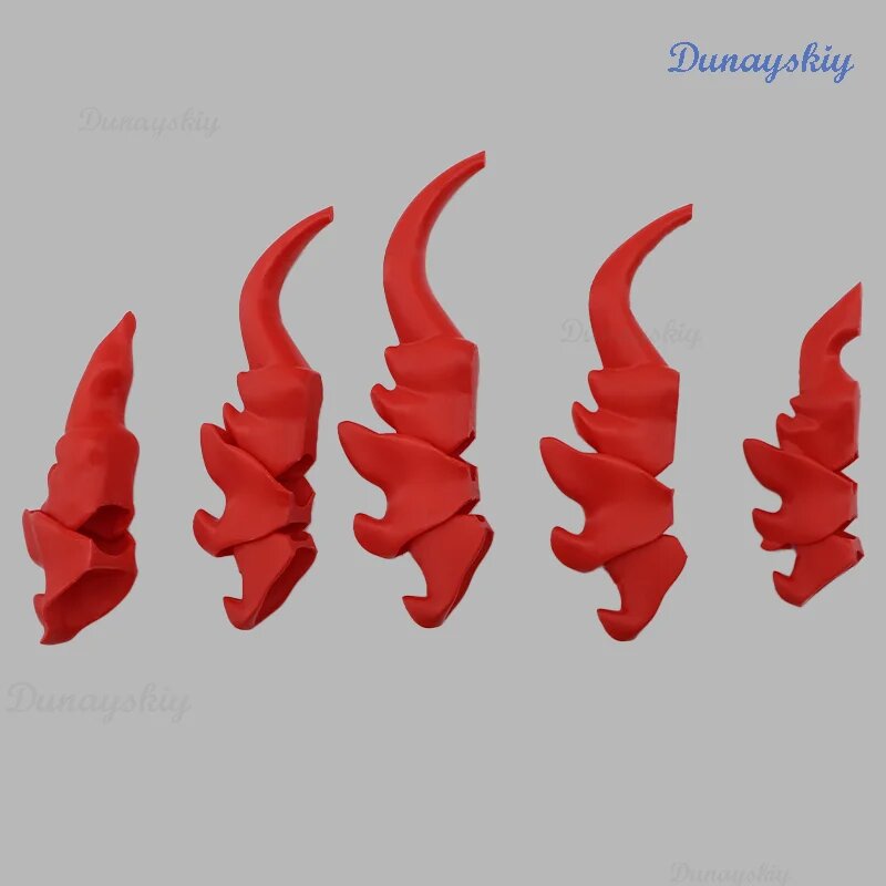 Перчатки Dunayskiy Котёк Дракона, Красный, RED 5pcs