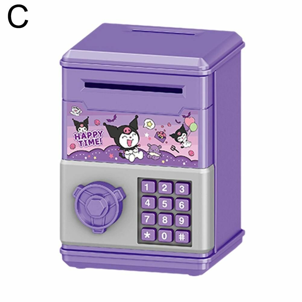 Интерактивная электронная копилка сейф с купюроприёмником и с кодовым замком