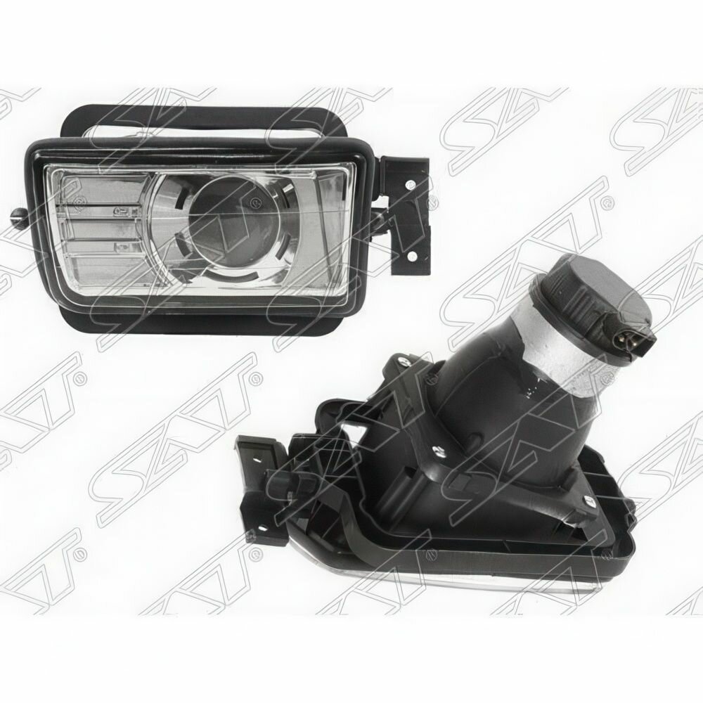 Фара противотуманная правая, хрусталь для БМВ Е34 1988-1996, BMW E34 SAT ST-444-2002CR