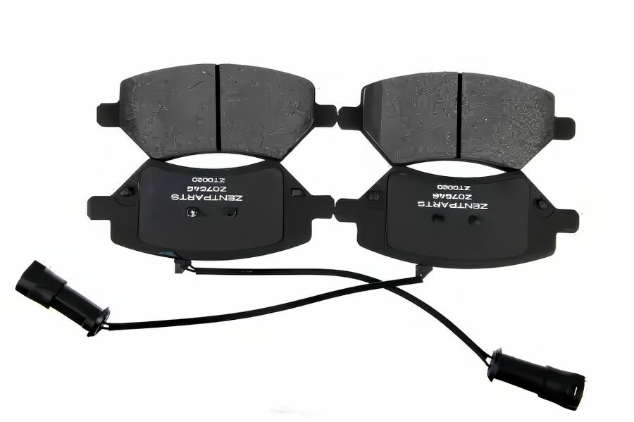 Колодки дисковые передние для Чери Амулет, Тиго Фл, Вортекс Estina Z07646 ZENTPARTS