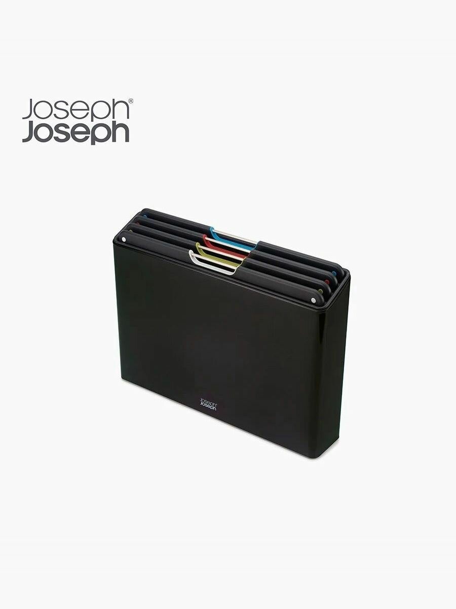 Набор разделочных досок "Folio Steel" Joseph Joseph 60171, корпус из нержавеющей стал, черный цвет