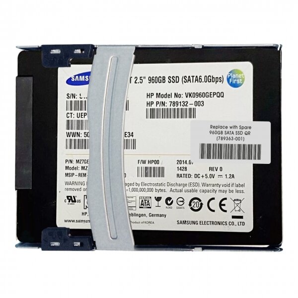 Жесткий Диск HP 789159-B21 960Gb SATAIII 2.5" SSD