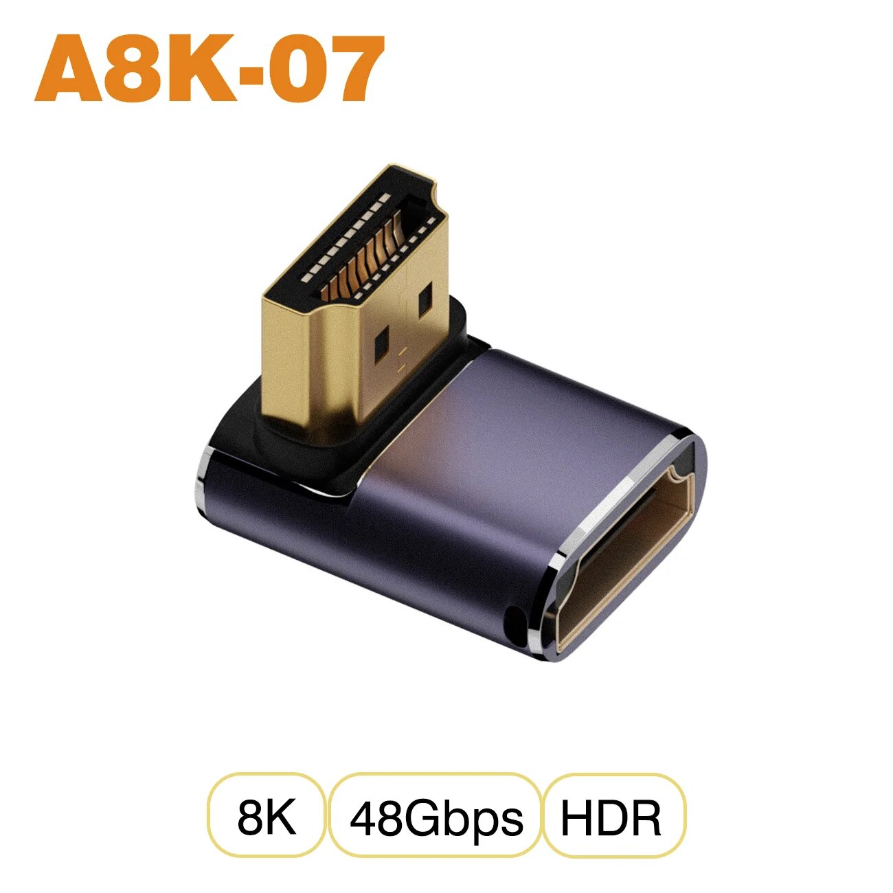 NNBILI HDMI 2.1 кабель-адаптер папа-мама A8K-07