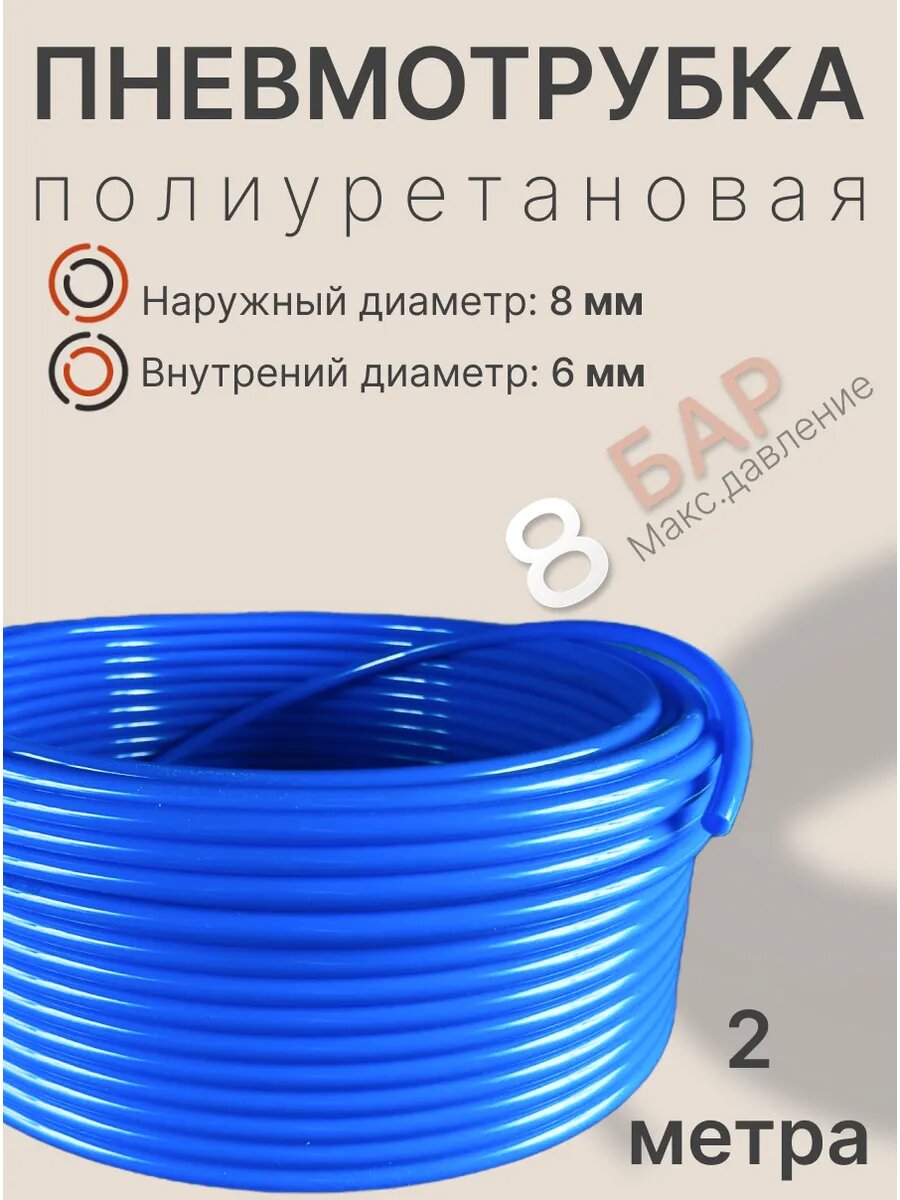 Полиуретановая трубка пневматическая