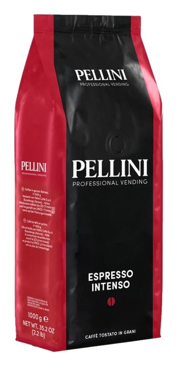 Pellini Espresso Intenso итальянский кофе в зернах 1кг пакет (046002)