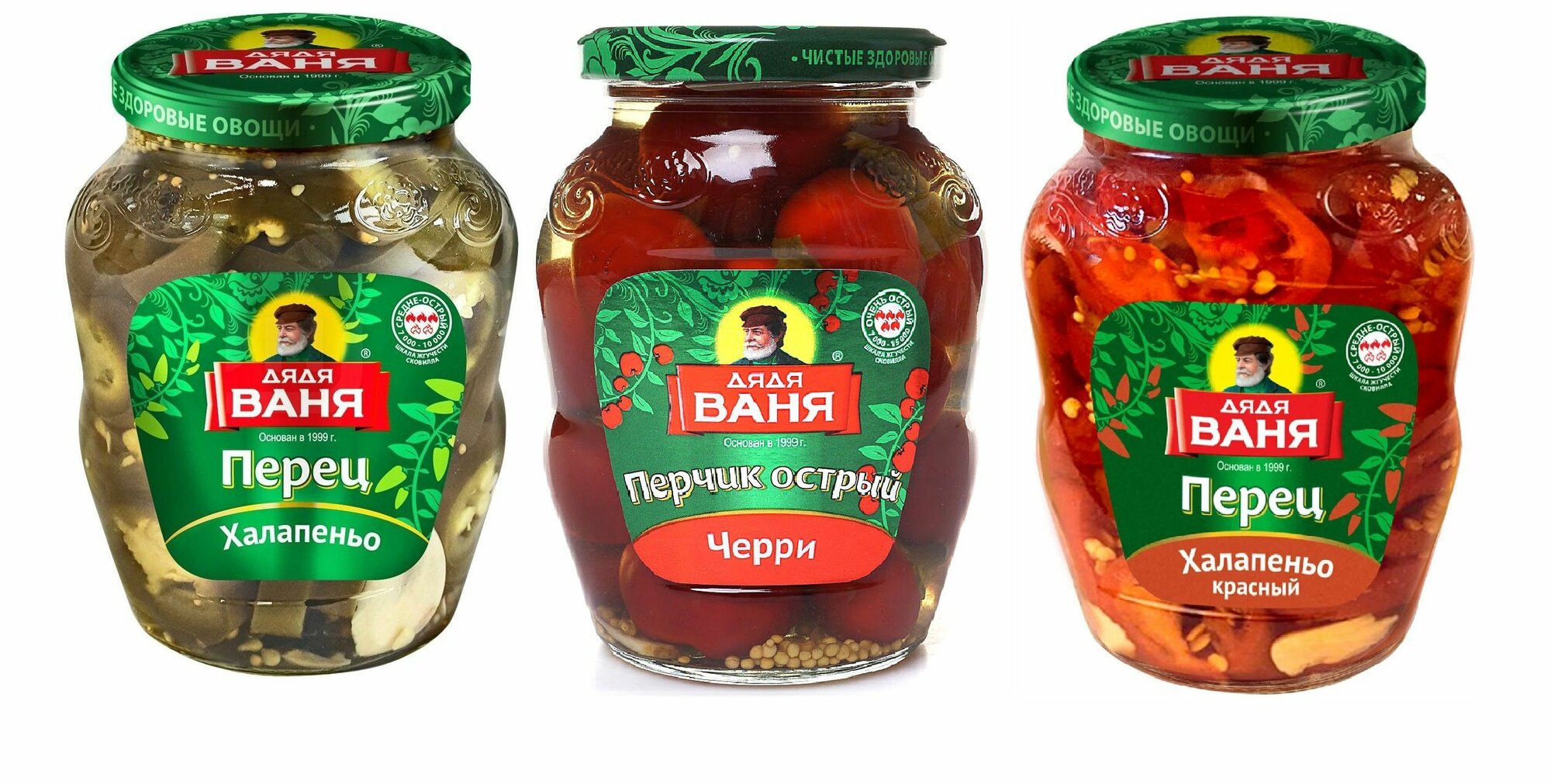 Перец Дядя Ваня 3 вида по 350 гр