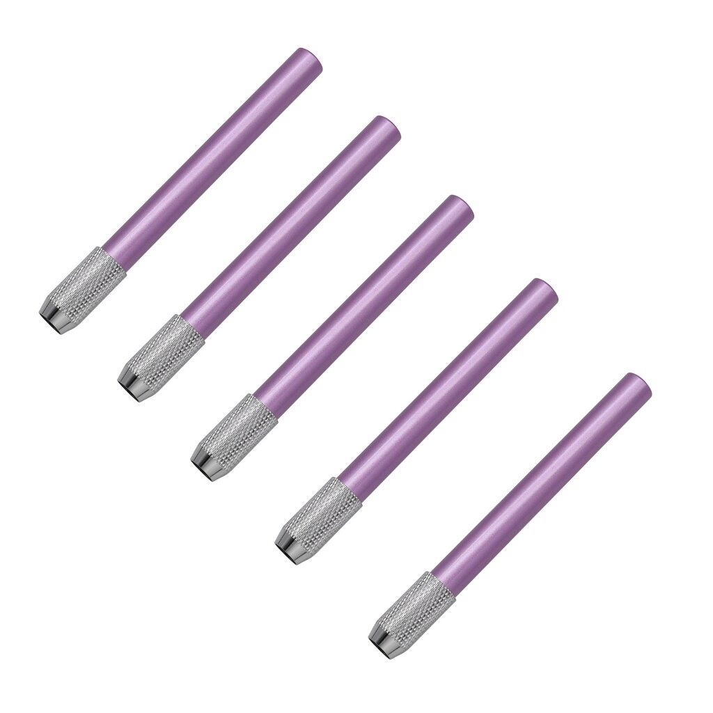 5 Штук Металлических Удлинителей для Карандашей, Алюминиевый Удлинитель для Карандашей, Удлинитель для Цветных Карандашей Обычного Размера