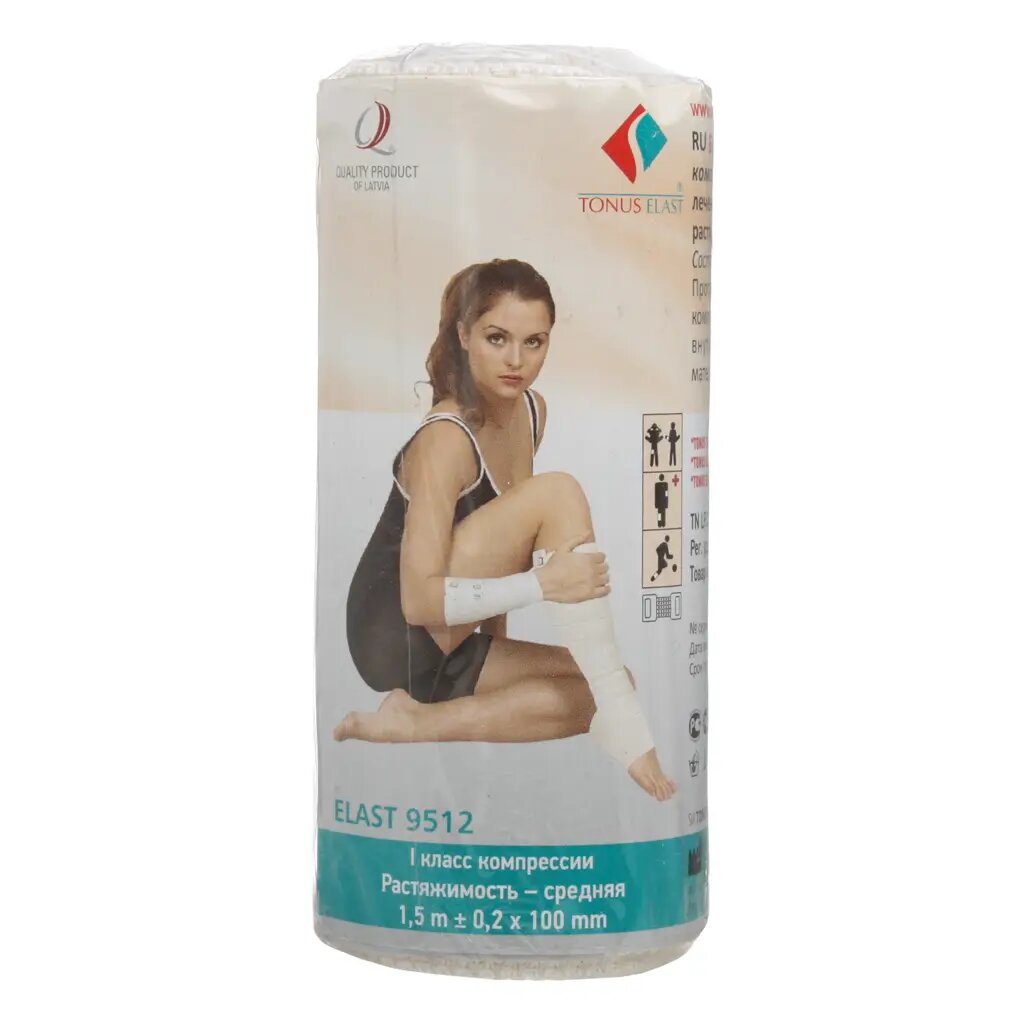 Tonus Elast Бинт медицинский эластичный СР 1,5 м х 10 см 1 шт
