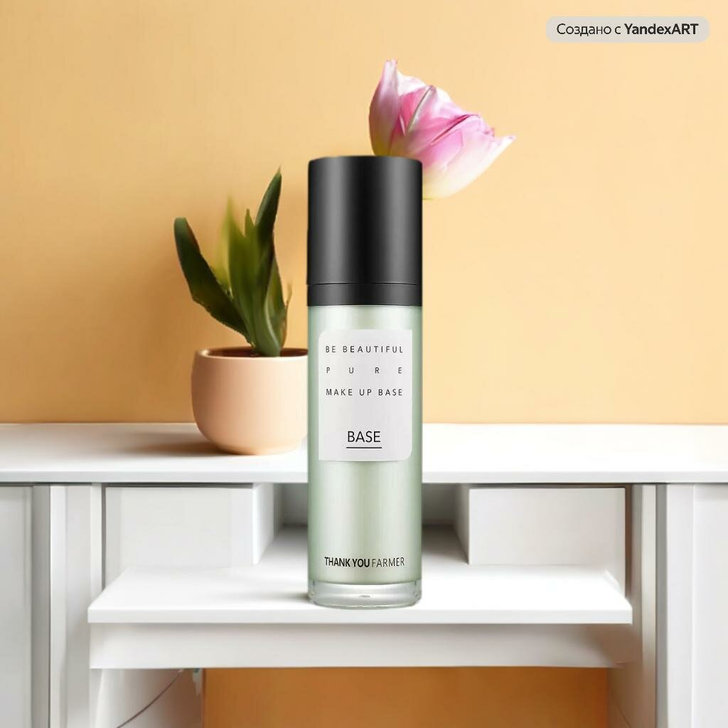 THANK YOU FARMER Тональная основа для лица SPF 30 PA++ Be Beautiful Pure Make Up Base, Green, 40 мл