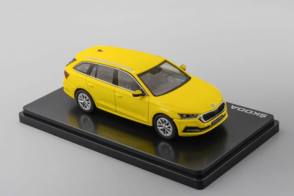 Масштабная модель Skoda Octavia IV (2020) - Telecom Yellow