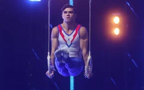 Алмазные Мозаики "Гимнаст Виктор Чукарин" постер знаменитости декоративная роспись40x60cm