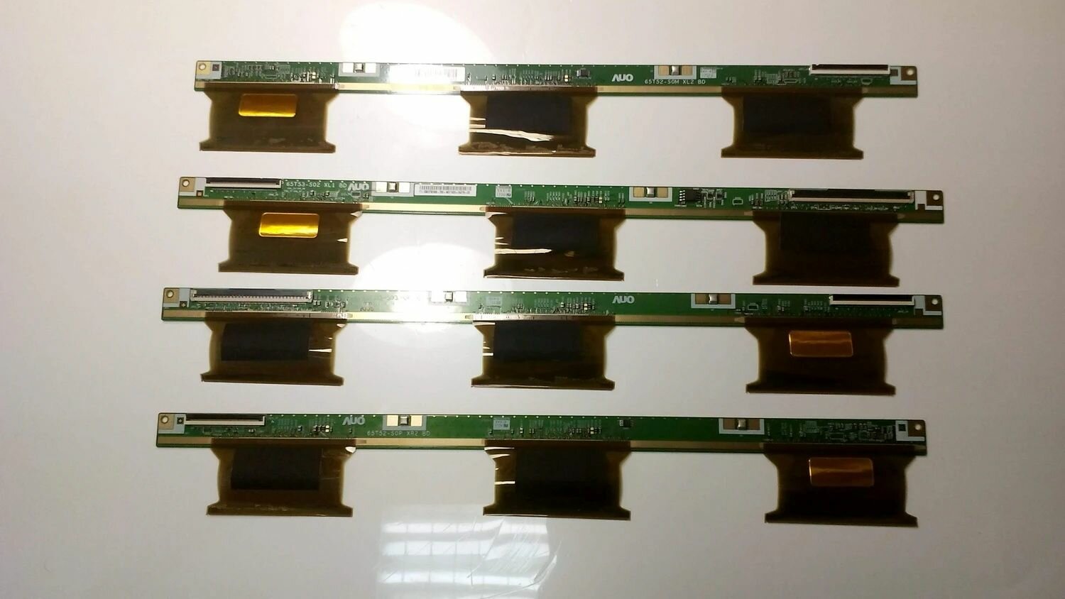 Driver Board 4 планки драйвера панели LCD AUO T650QVR07.2 65T52-S0M XL2 BD 65T53-S02 XL1 BD 65T53-S03 XR1 BD 65T52-S0P XR2 BD для Tf-Led65S37T2Su Lcd Телевизор Telefunken Плата разъемов арт. 5056