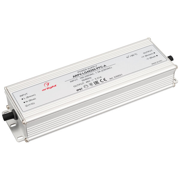 Блок питания для светодиодной ленты Arlight ARPV-LG48250-PFC-A (48V, 5.21A, 250W)