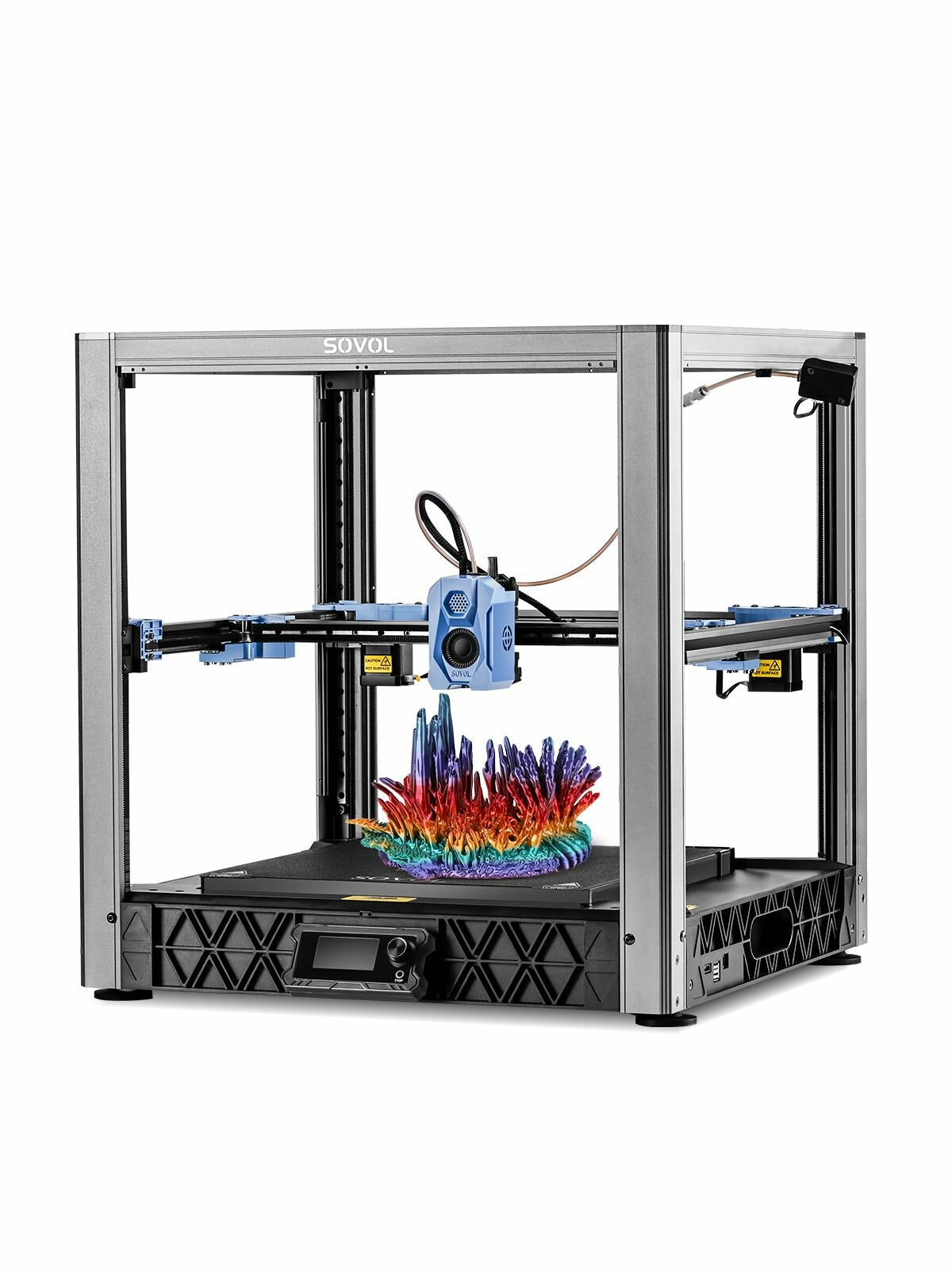 3D-принтер SOVOL SV08, FDM, с дисплеем, для дома и профессионального использования, черно-серый