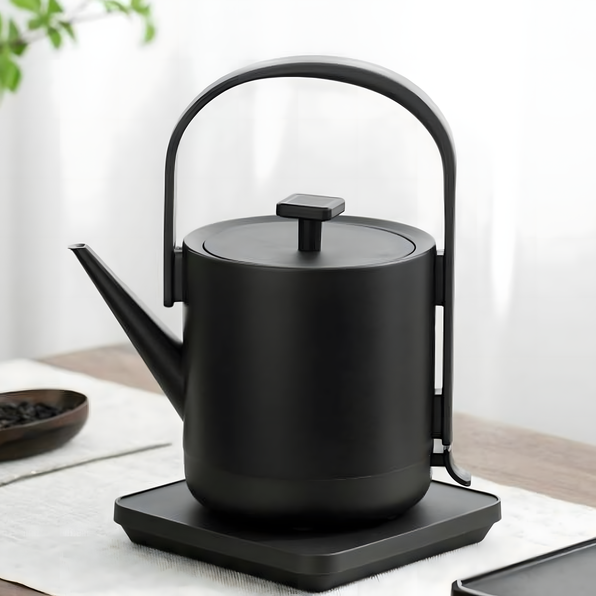 Электрический чайник Totum, с длинным носиком, металлический, 1000Вт