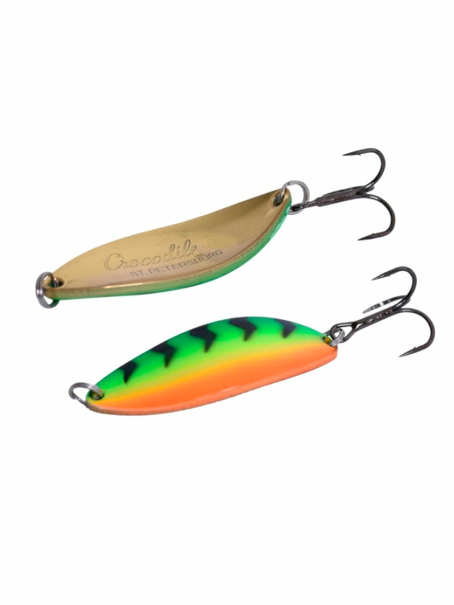 Блесна колеблющаяся Mister Cro крокодил, 70/18, цвет FT, 1 штука