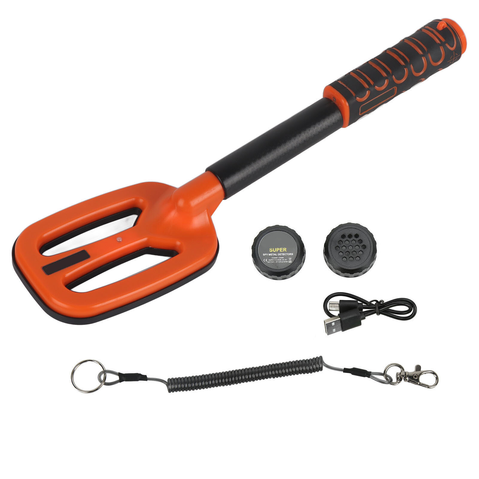 Подводный металлоискатель IP68, перезаряжаемый, для дайвинга и поиска, Orange