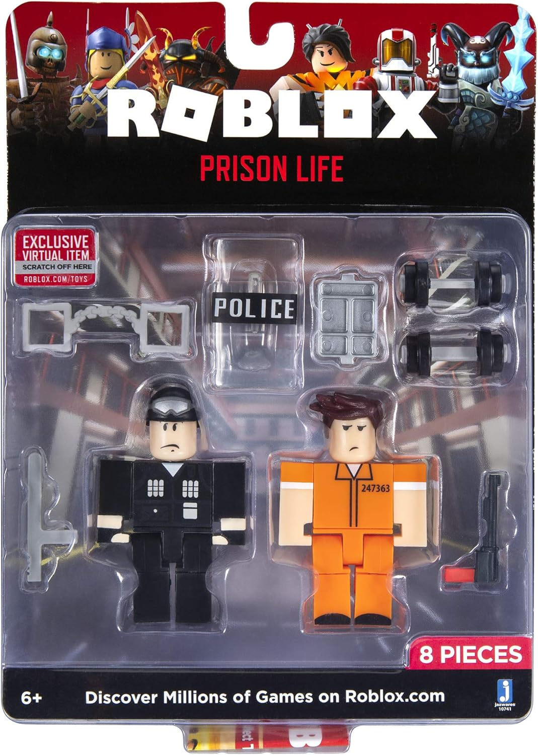 Набор фигурок Roblox Prison Figurines Set of 2 10741