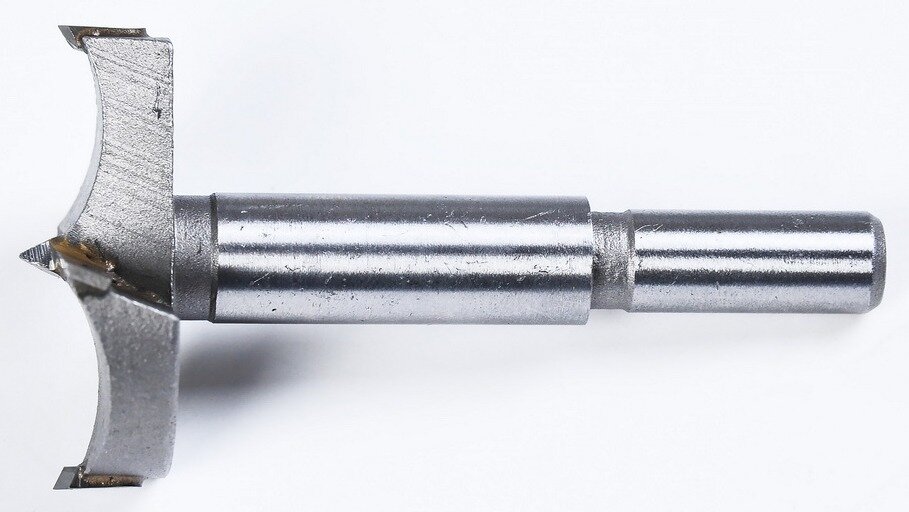 Сверло по дереву Elitech / Элитек Форстнера, цилиндрический хвостовик, твердосплавное, диаметр 42мм, длина 80мм / инструменты