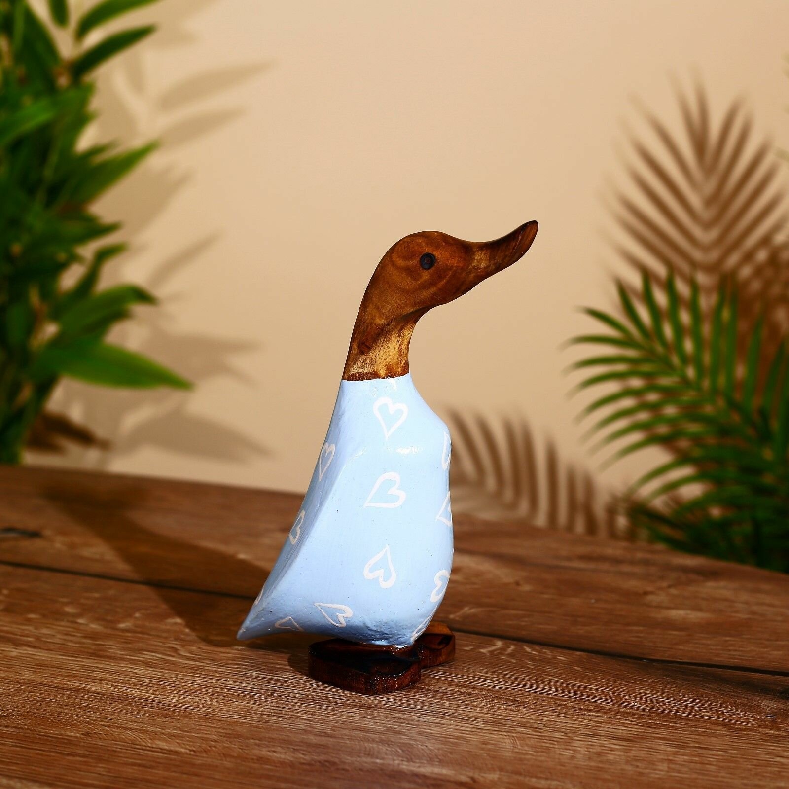 Сувенир "Утка в голубом" высота 20 см