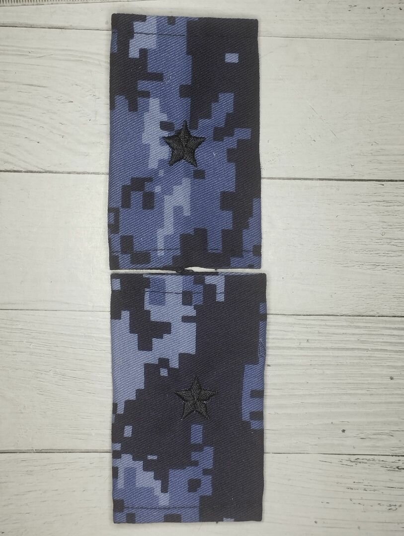 Майор фальш погоны Росгвардия синяя точка