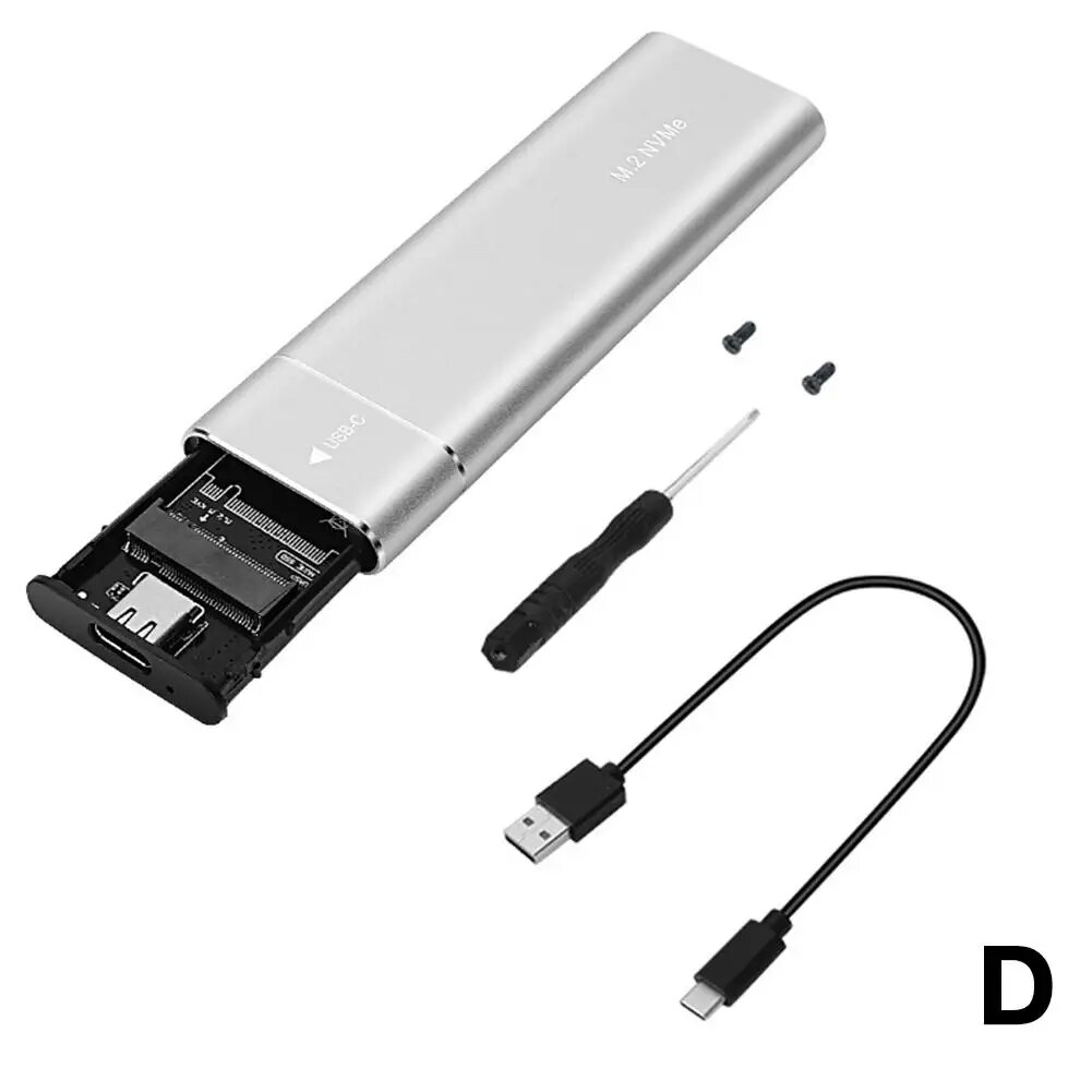 CUJMH Адаптер M.2 NVMe SSD USB C 3.1 Gen2 10 Гбит/с