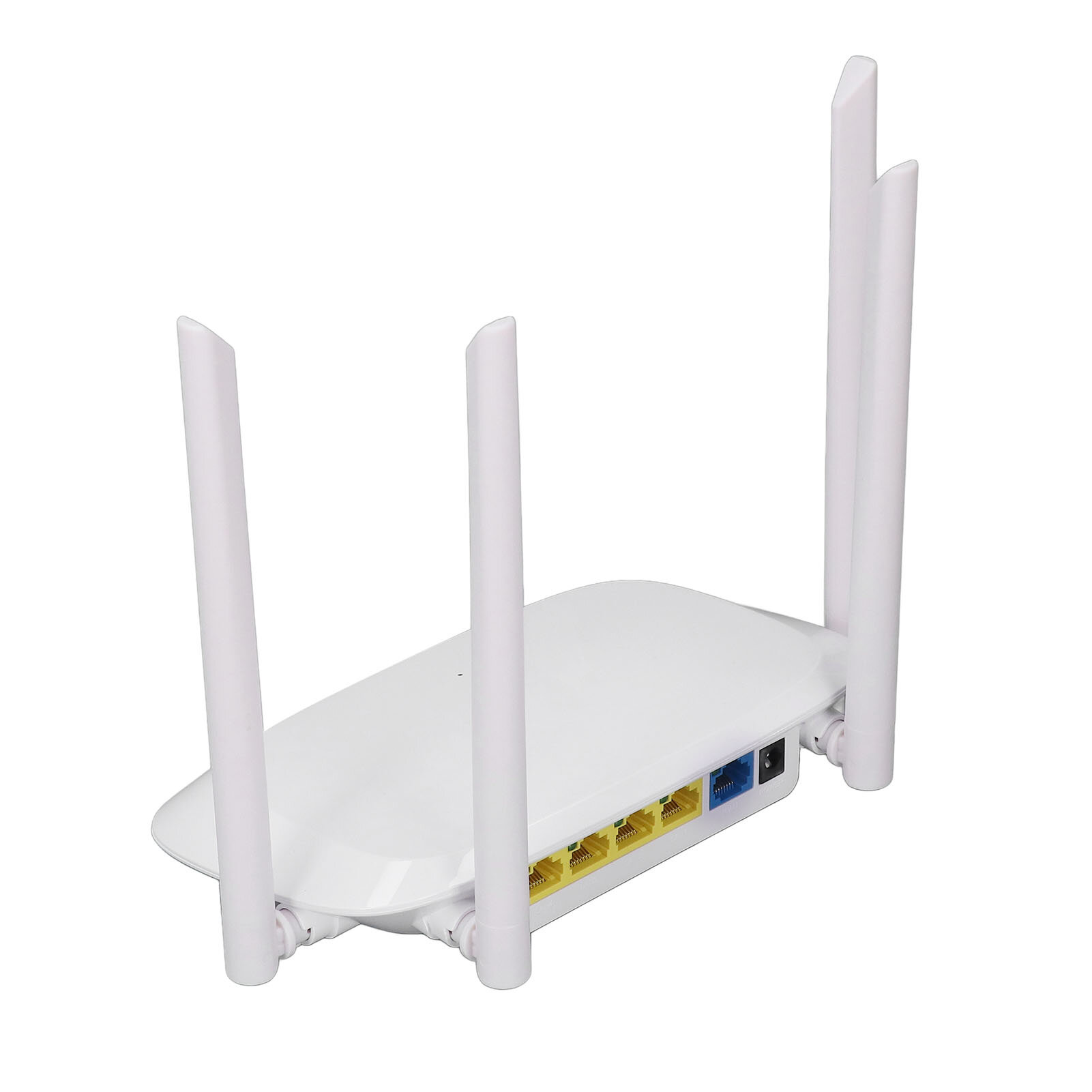 WiFi Wireless Router 4 Antenna 300Mbps Home Internet Router Gaming Web Browsing Multitasking US Plug ABS Material 2.4Ghz Wireless Frequency 10/100 Mbps Fast Ethernet Ports IP Based Bandwidth Control Internet Access Control