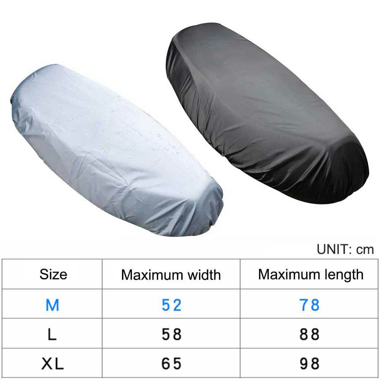 Универсальный солнцезащитный чехол для сиденья мотоцикла, водонепроницаемый и пылезащитный чехол для подушки сиденья скутера, защитный коврик для защиты от солнца