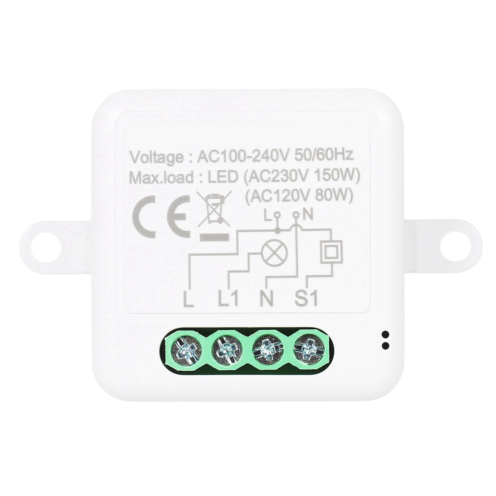 Модуль диммера ZigBee, одноклавишный пульт дистанционного управления для штор, совместимый с приложением Smart Home для управления освещением и оконными шторами