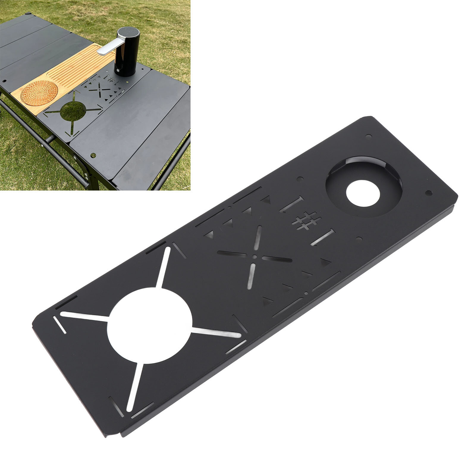 Кемпинговая настольная доска IGT с электрическим диспенсером для воды, переносная настольная плита IGT, наружная плита, печная доска, аксессуары для походов