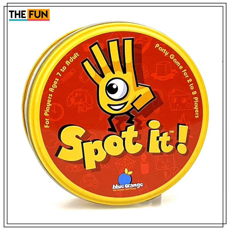 Настольная игра Доббль/ Дубль Spot it! Red- отличное развлечение для всей семьи и забавный подарок на !