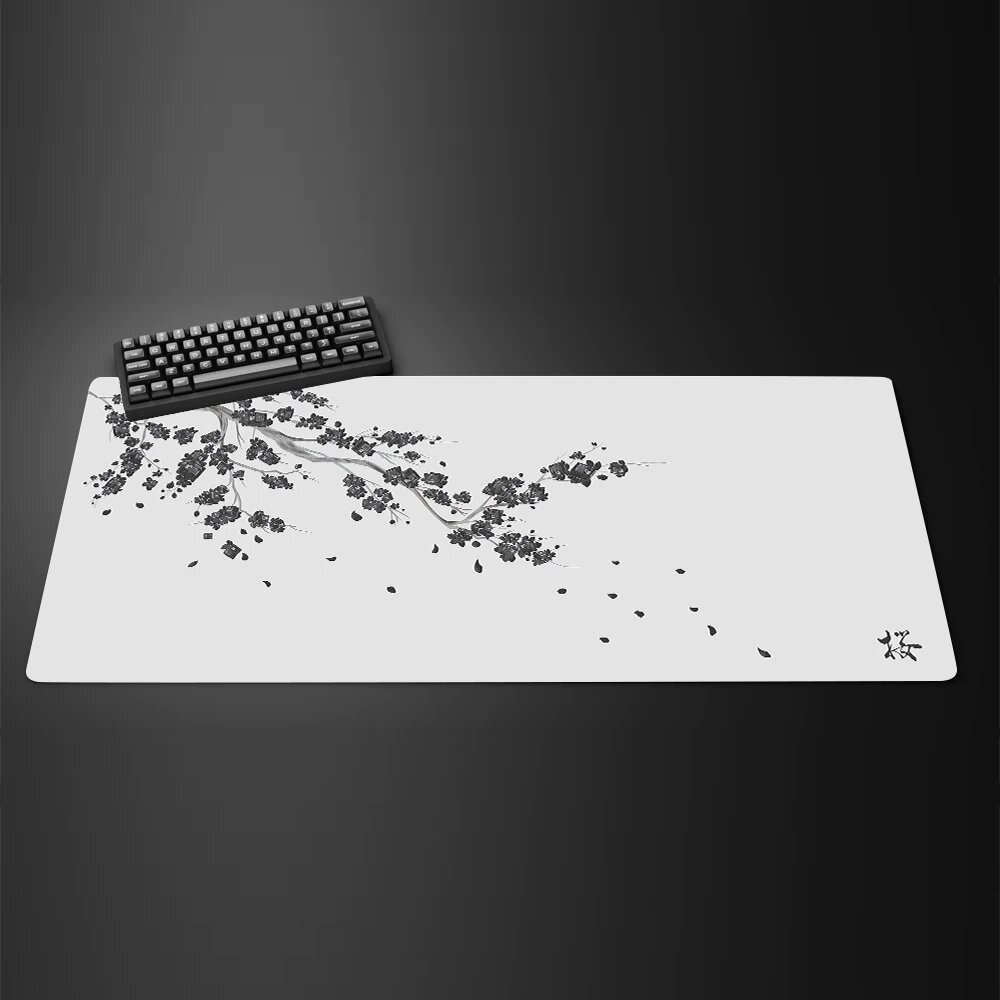 1 шт, игровой коврик для мыши Japan Sakura XXL, коврик для ноутбука, настольный коврик Cherry Blossom, коврик для мыши, офисный ковер, геймерская клавиатура, компьютерный стол 800X400