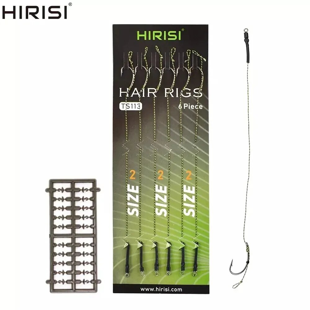 Hirisi крючки для карпа, Size 6, 6 шт.