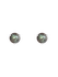 Серьги пусеты, серебро, 925 проба, родирование, лабрадорит