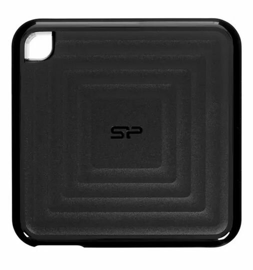 240 ГБ Внешний SSD Silicon_Power PC60 (SP240GBPSDPC60CK) черный - USB 3.2 Gen2 Type-A, чтение - 540 Мбайт/сек, запись - 500 Мбайт/сек