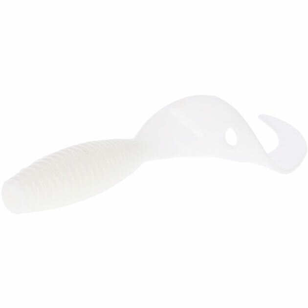 Твистер Mikado TWISTER 51 мм, 1.5 г. WHITE (8 шт.)