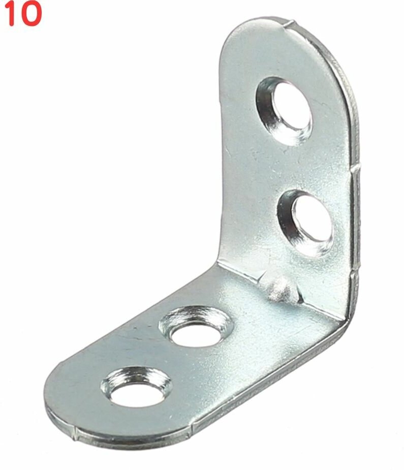 Уголок мебельный оцинкованный 30х30х16х1.7 мм (6 шт.)