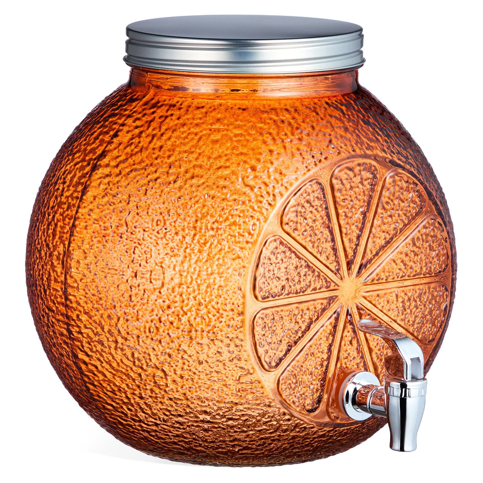 Диспенсер для напитков orange, 25,5*21,5*25,5 см, 8 л KSG-718-205