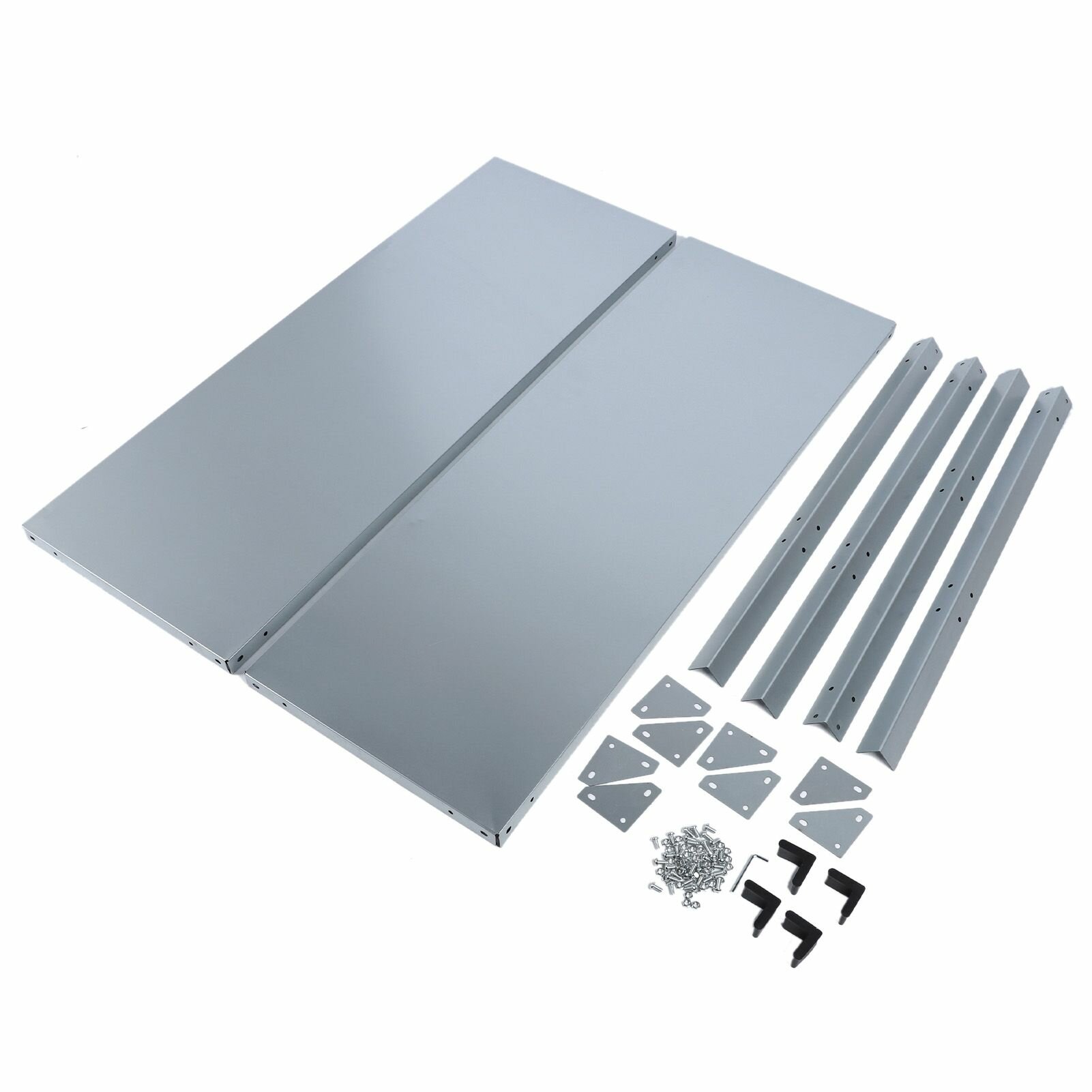 Металлический стол для рассады 120 кг, несущий оцинкованный железный двухслойный стол для рассады в теплице с резиновыми ножками для использования в помещении и на открытом воздухе