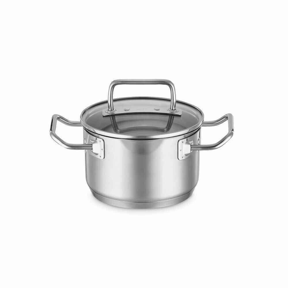 Кастрюля 16см, 1,9 л, Rosle Expertiso, для индукционной плиты, стальная с крышкой, Германия