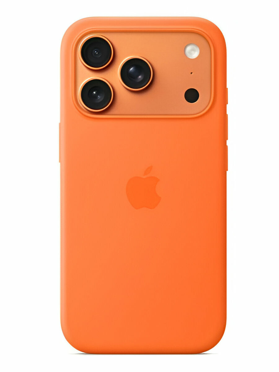 Чехол Apple iPhone 17 Pro Silicone Case with MagSafe Orange (MGFE4FE/A)