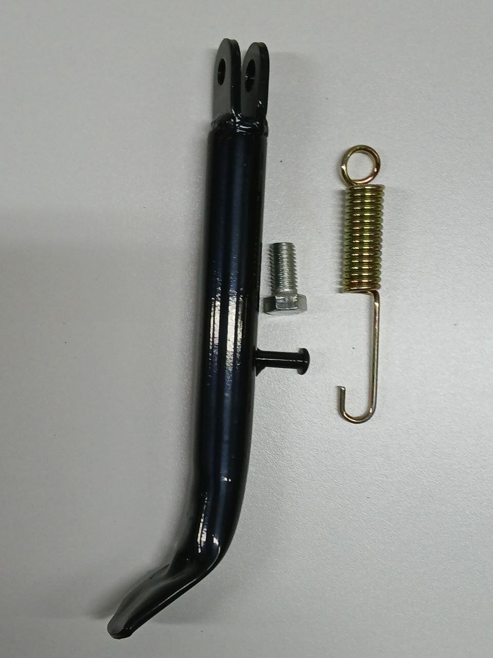 Подставка боковая мопеды Альфа, Дельта, Динго+пружина+болт