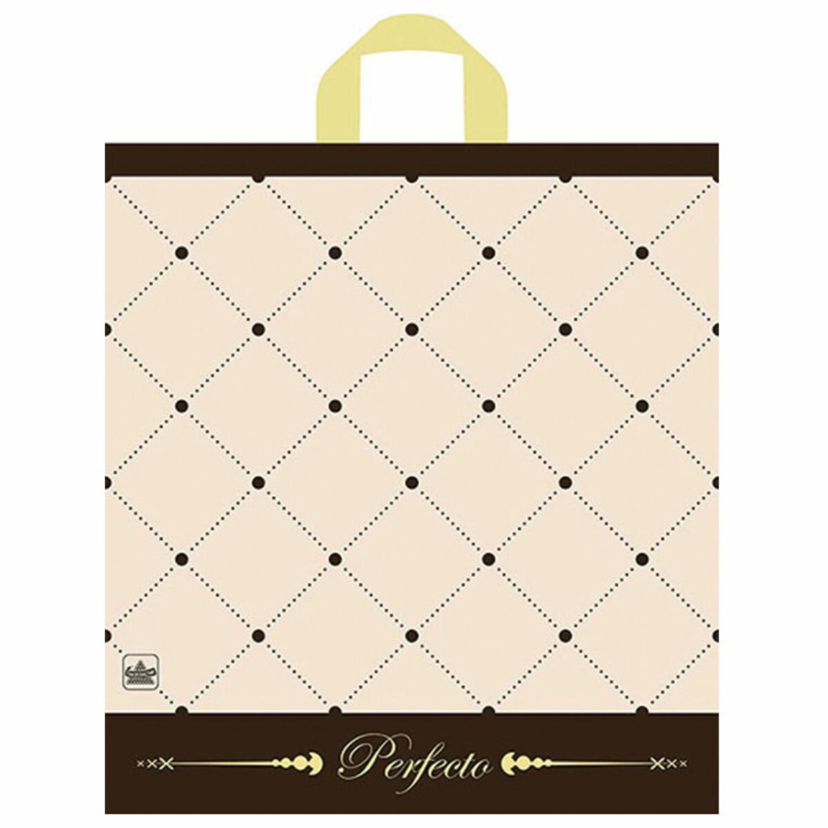 Пакет с петлевой ручкой Тико ПВД, 42х46см, "Перфекто Шик", 95мкм (н00112571), 25шт.