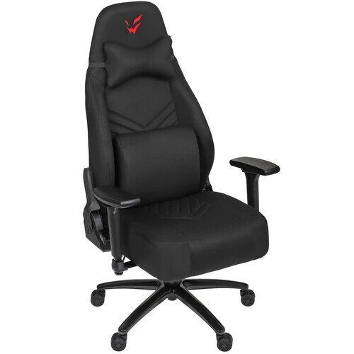 WB-8777-1 / Кресло игровое ARDOR GAMING Chaos Guard 200M черный [ткань, до 150 кг, подголовник, подл