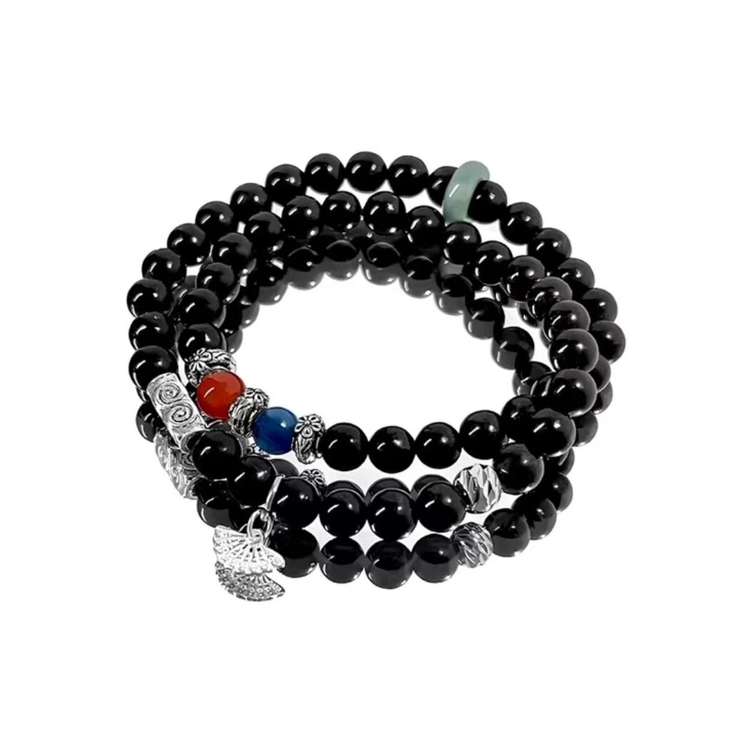 Браслет, бусины Бодхи