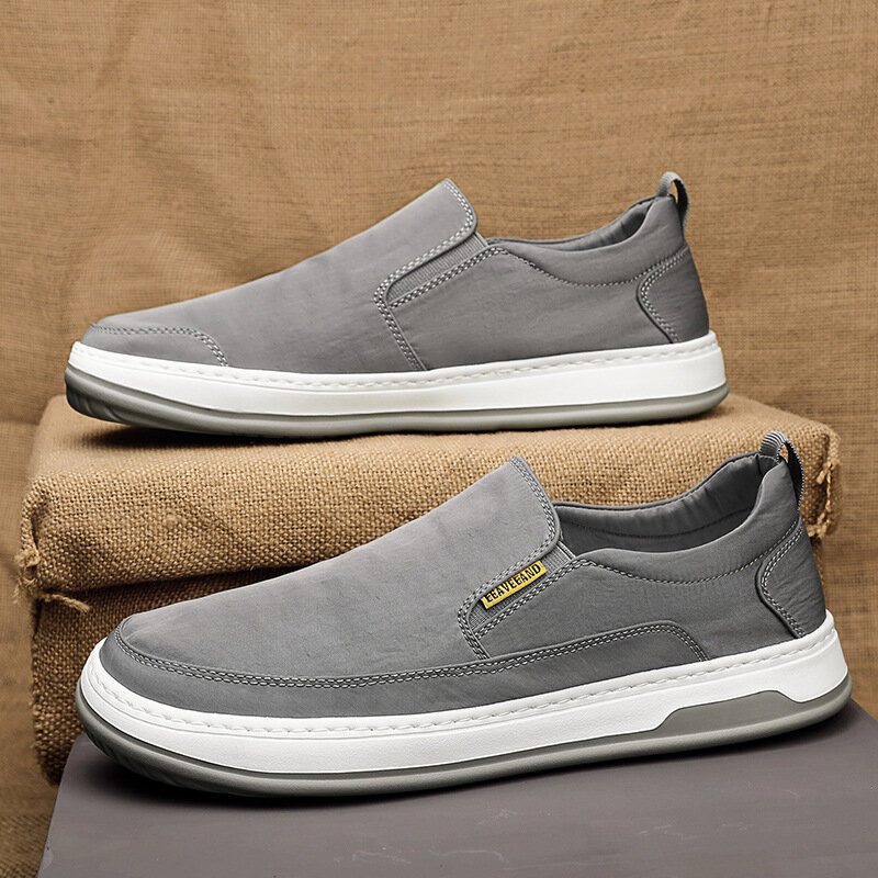 LUO Текстильные ботинки Мужчины Весенняя Дышащая Хлопок/Grey