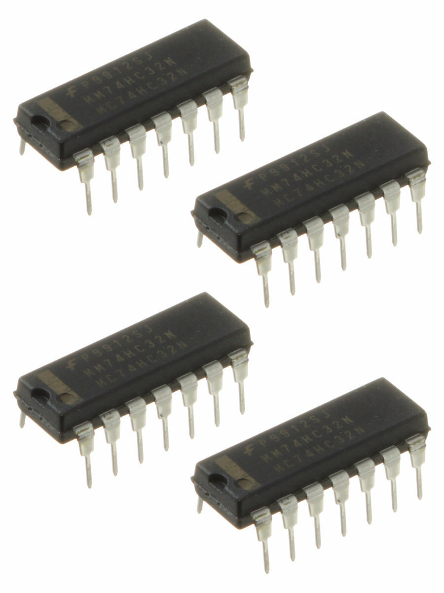 Микросхема 74HC32N (ЛЛ1) DIP14 ONS (упаковка 4шт)