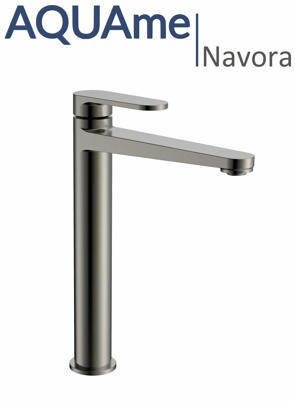 Смеситель для раковины AQUAme Novara темный металл AQM6914GM