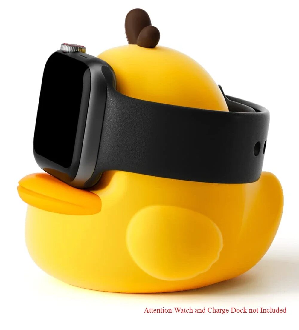 Подставка для зарядки YNMIWEI, для Apple Watch, резина, желтая